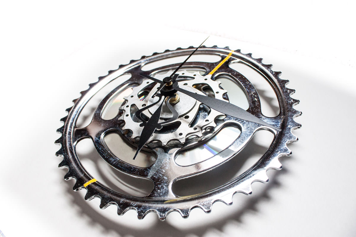 Large Bike Sprocket Clock - Kristin Boer