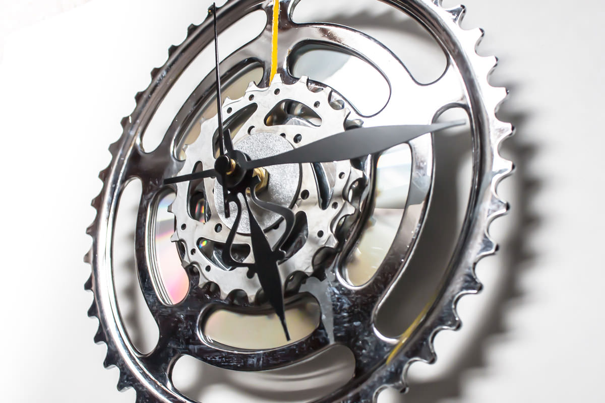 Large Bike Sprocket Clock - Kristin Boer